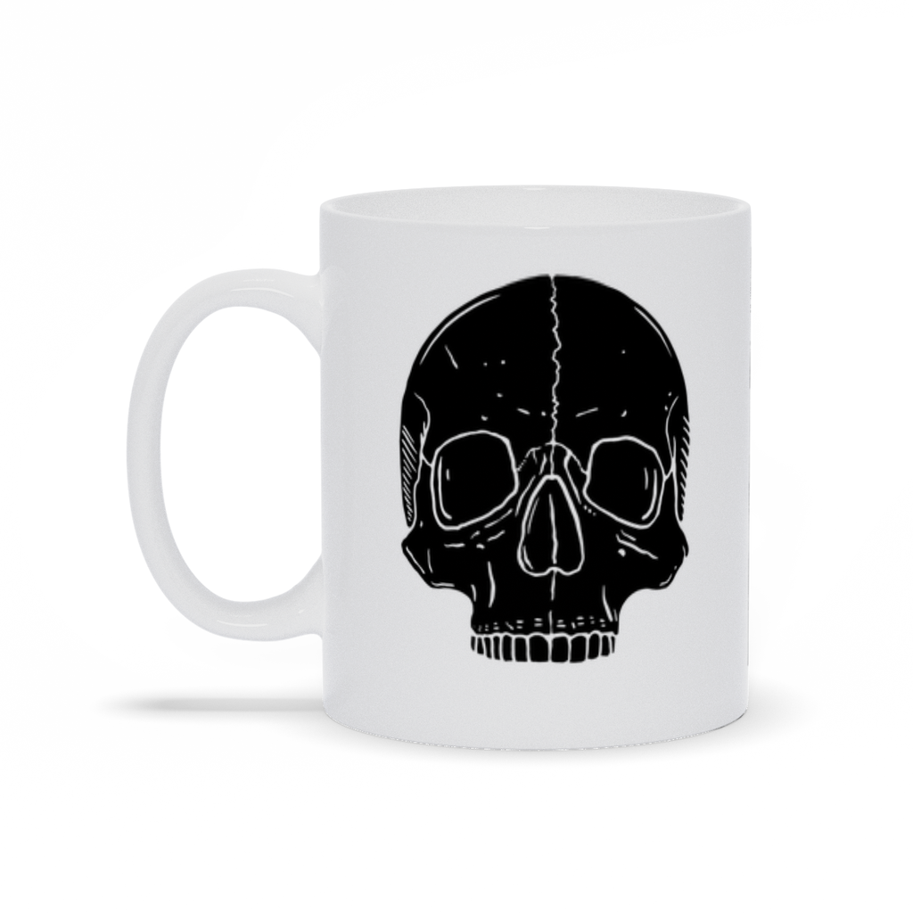 Human Skull Coffee Mug
