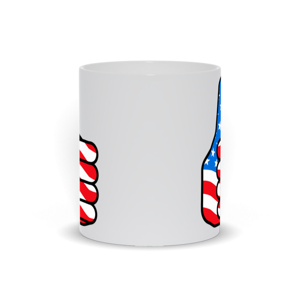 American Flag Thumbs Up Coffee Mug – Coffee Mugs and Hats