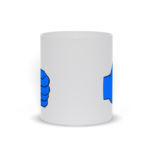 Blue Thumbs Up Coffee Mug – Coffee Mugs and Hats