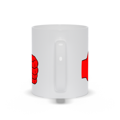 Red Thumbs Up Coffee Mug – Coffee Mugs and Hats