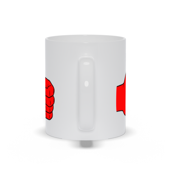 Red Thumbs Up Coffee Mug – Coffee Mugs and Hats