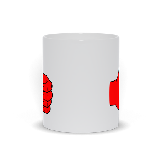 Red Thumbs Up Coffee Mug – Coffee Mugs and Hats