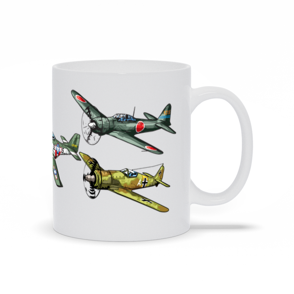 WWII Fighter Plane Coffee Mug – Coffee Mugs and Hats